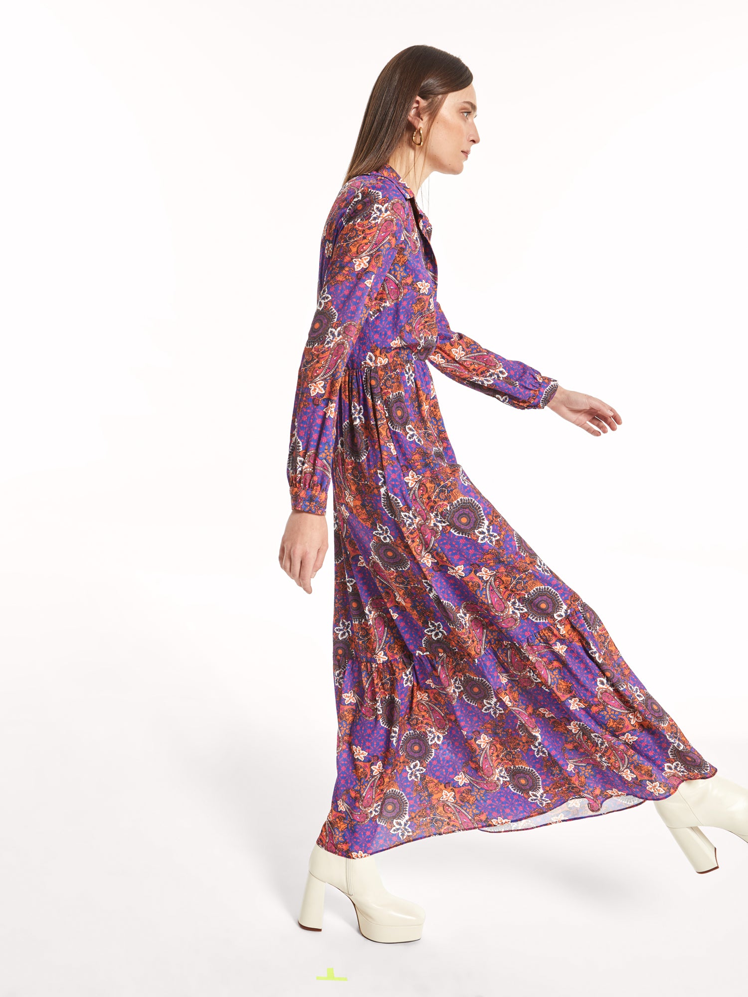 mioh | COUNTRY PAISLEY - Vestido camisero estampado – MIOH